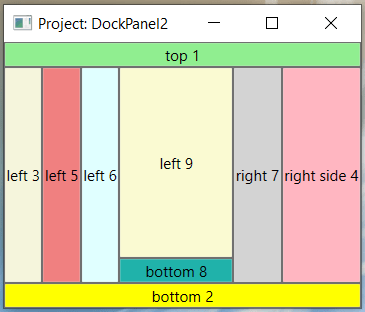 WPF DockPanel - BeginCodingNow.com