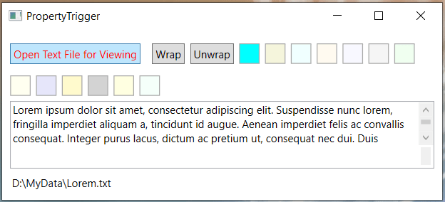 Wpf Event Handlers And Property Triggers