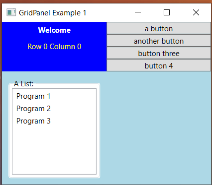 WPF Grid Panel - BeginCodingNow.com