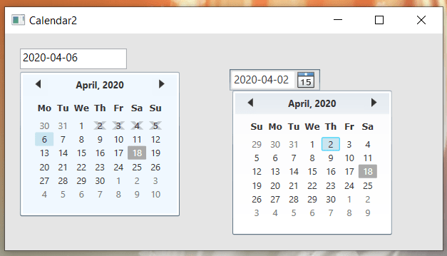 WPF Calendar - BeginCodingNow.com
