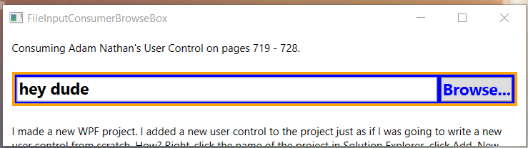 WPF Consuming FileInputBox - BeginCodingNow.com