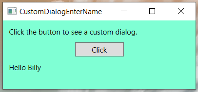WPF Custom Dialog - BeginCodingNow.com
