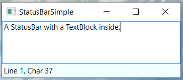WPF StatusBar Control - BeginCodingNow.com