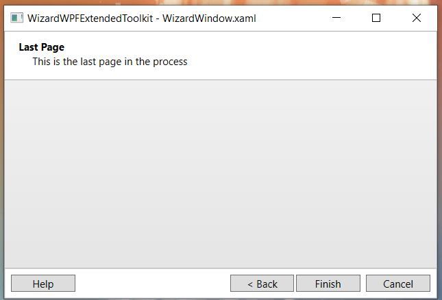 WPF Wizard - BeginCodingNow.com