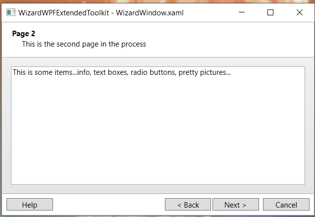 WPF Wizard - BeginCodingNow.com
