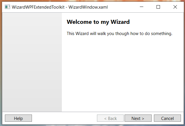 WPF Wizard - BeginCodingNow.com