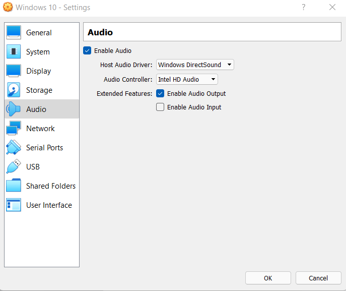 Windows 10 VM Settings - BeginCodingNow.com