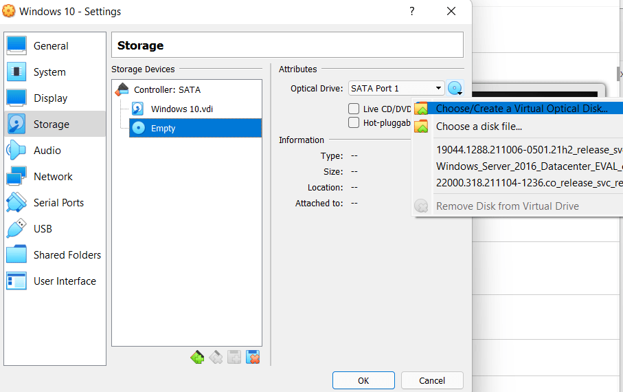 Windows 10 VM Settings - BeginCodingNow.com