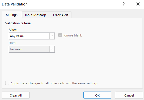 Excel Data Validation - BeginCodingNow.com