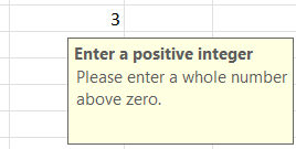 Excel Data Validation - BeginCodingNow.com