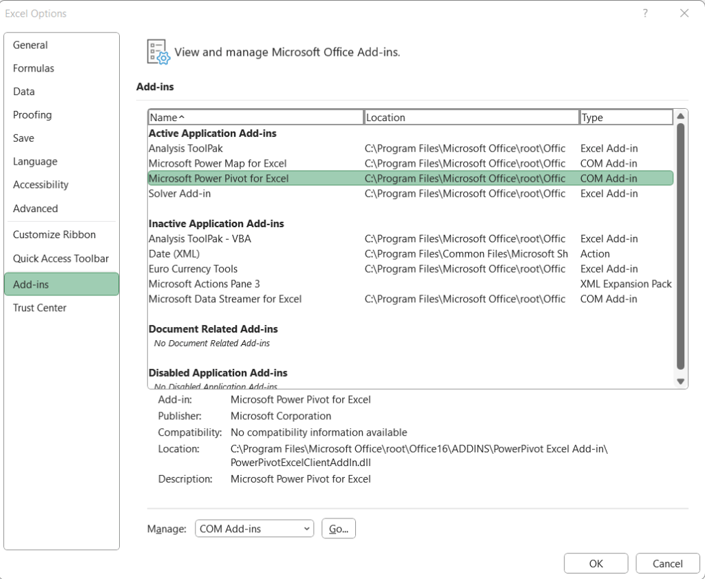 Excel Power Pivot Introduction - BeginCodingNow.com