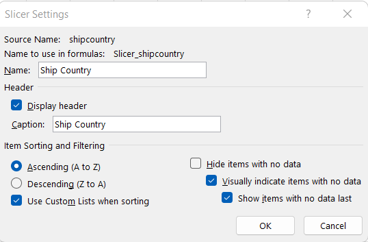 Excel Slicers - BeginCodingNow.com