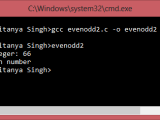 C Program To Check If Number Is Even Or Odd