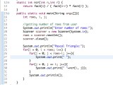 Java Program To Print Pascal Triangle