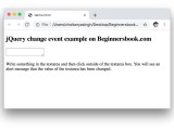 Jquery Change Method