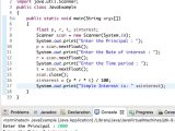 Java Program To Calculate Simple Interest