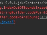Java Stringbuffer Codepointcount