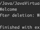 Java Stringbuffer Delete