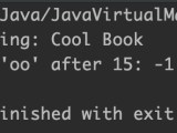 Java Stringbuffer Indexof