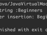 Java Stringbuffer Insert