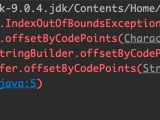 Java Stringbuffer Offsetbycodepoints