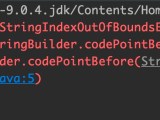 Java Stringbuilder Codepointbefore