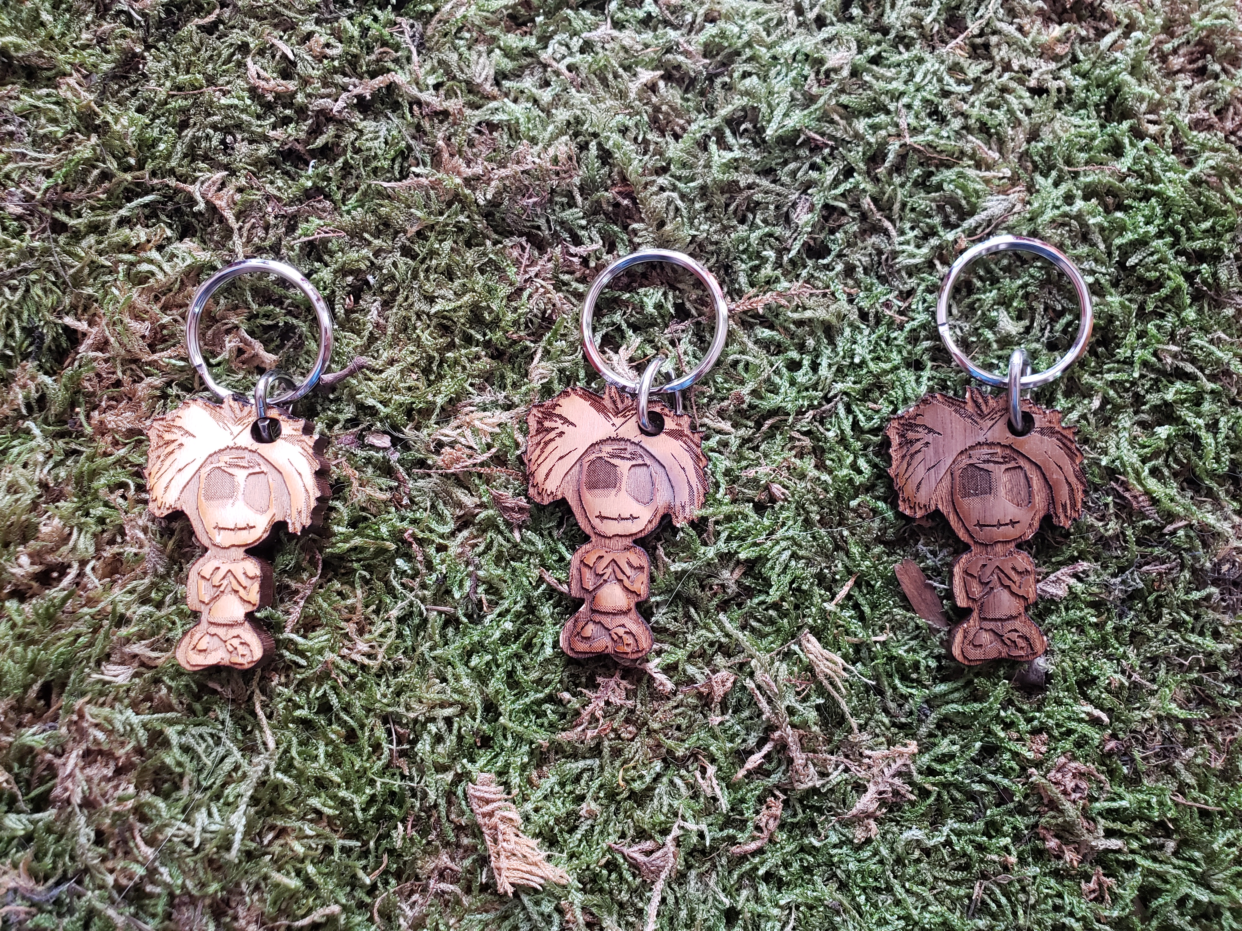 Meditating Zombie – Key Chains – Be Human, Not A Zombie