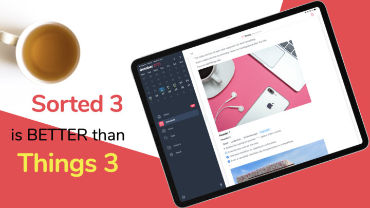 8 ways Sorted 3 is better than Things 3 | Paperless X