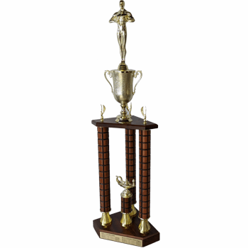 3-column trophy - Benchmark | Awards Apparel Design