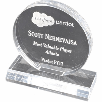 Acrylic Circle Award - Benchmark | Awards Apparel Design