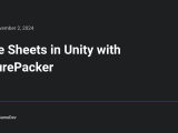Thoughts On Gamedev Sprite Sheets In Unity With Texturepacker