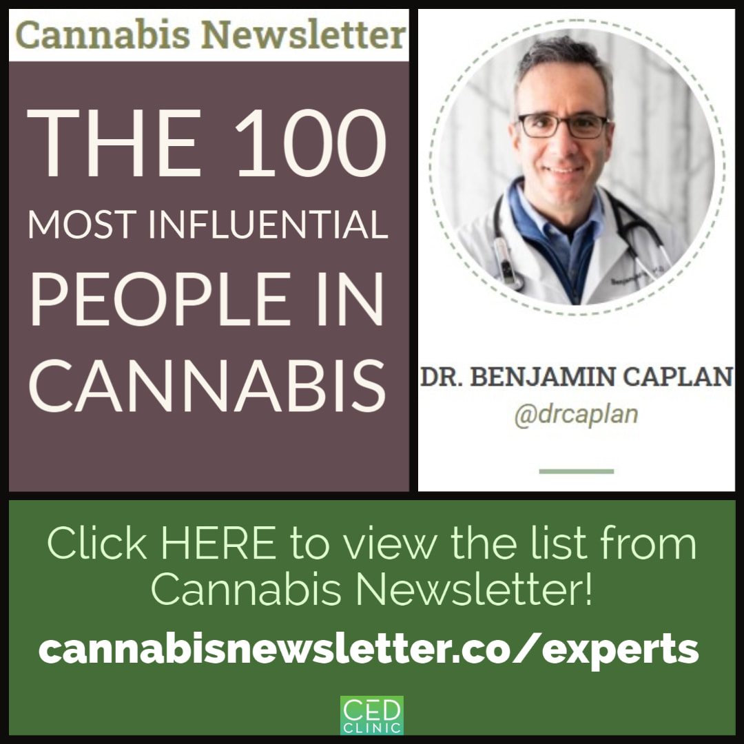 Dr. Caplan named one of the 100 most influential people in cannabis | Dr. Benjamin Caplan