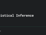 Statistical Inference Ben Lau