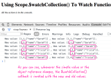 Using Scope Watchcollection To Watch Functions In Angularjs