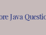 Core Java Interview Questions Berylsoft