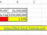 How To Calculate Roe Best Excel Tutorial