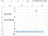How To Use The Count Function In Excel Best Excel Tutorial