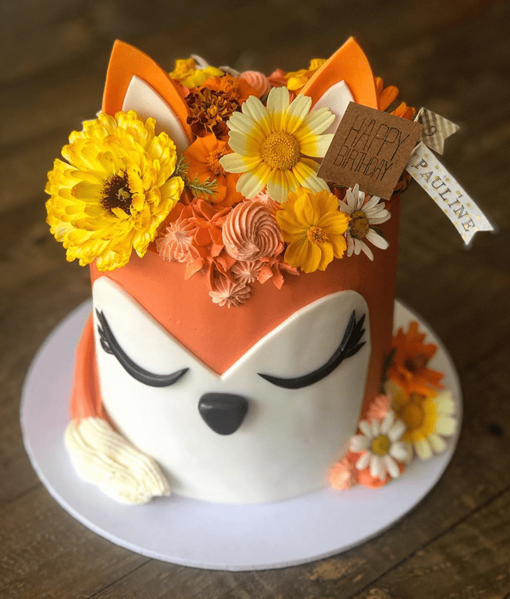 Fox Cake Design Images (Fox Birthday Cake Ideas)