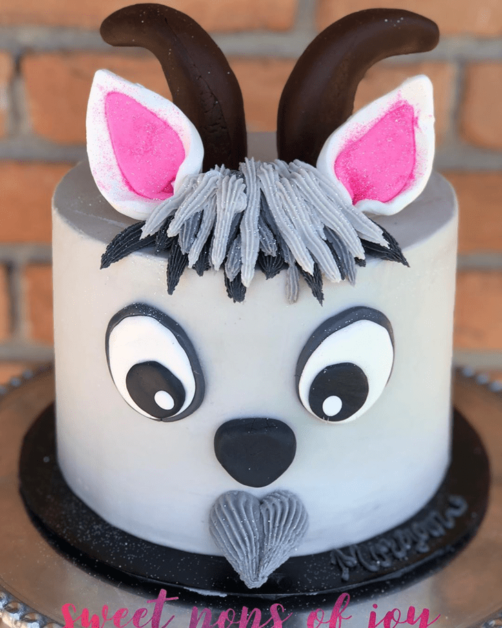 Goat Cake Design Images (Goat Birthday Cake Ideas)