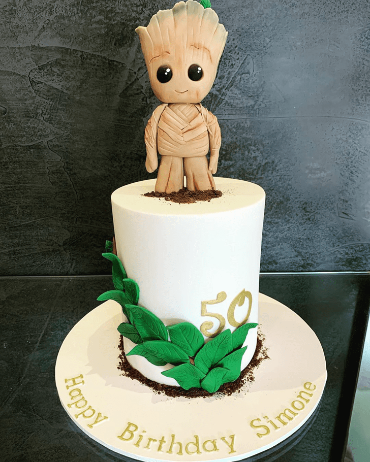 Groot Cake Design Images (Groot Birthday Cake Ideas)