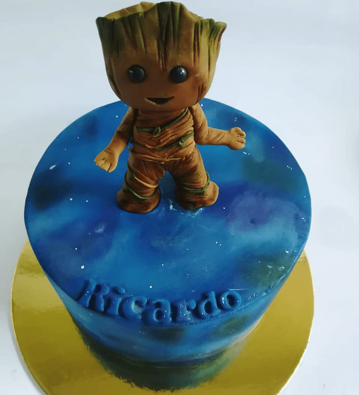 Groot Cake Design Images (Groot Birthday Cake Ideas)