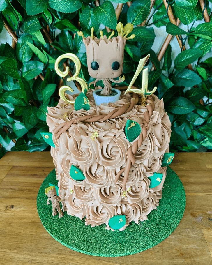 Groot Cake Design Images (Groot Birthday Cake Ideas)