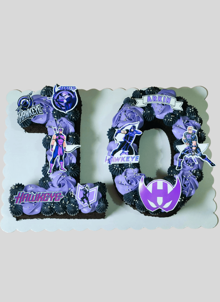 Hawkeye Cake Design Images (Hawkeye Birthday Cake Ideas)