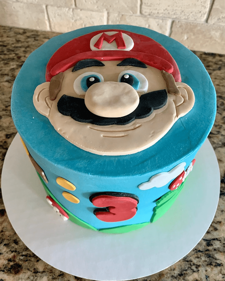 Mario Cake Design Images (Mario Birthday Cake Ideas)