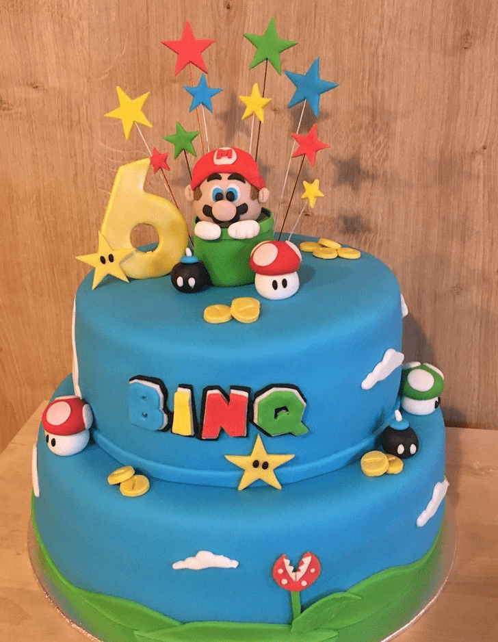 Mario Cake Design Images (Mario Birthday Cake Ideas)