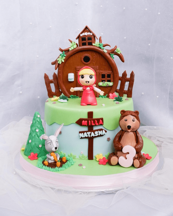 Masha Cake Design Images (Masha Birthday Cake Ideas)