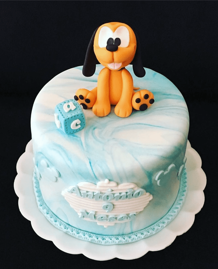 Disneys Pluto Cake Design Images (Disneys Pluto Birthday Cake Ideas)