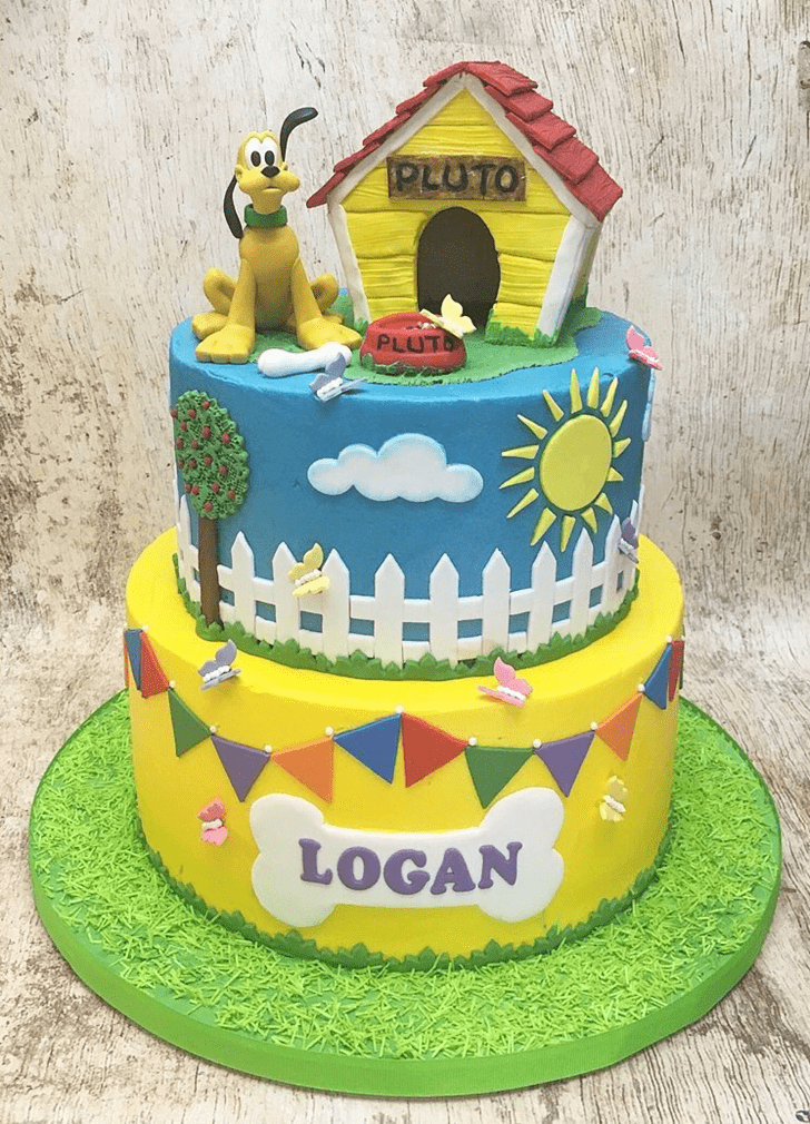 Disneys Pluto Cake Design Images (Disneys Pluto Birthday Cake Ideas)