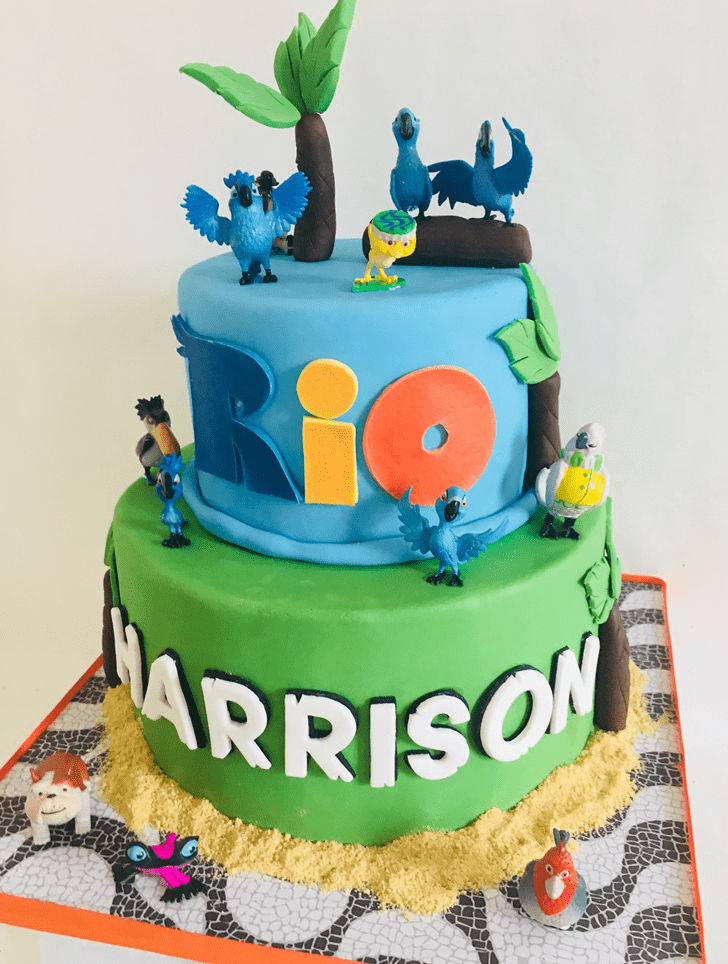 Rio Cake Design Images (Rio Birthday Cake Ideas)