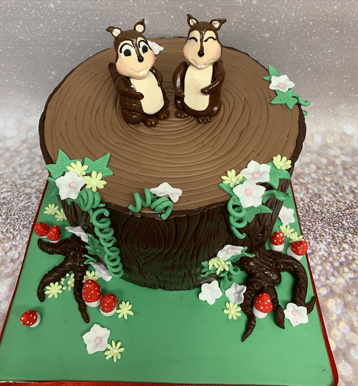 Squirrel Cake Design Images (Squirrel Birthday Cake Ideas)